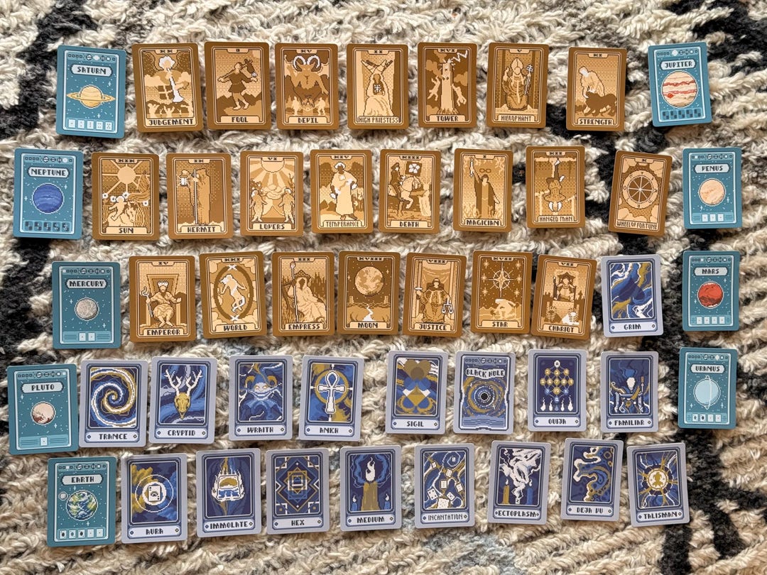Balatro Tarot Planet Spectral Card Packs 50+ Designs Quality Printed - Etsy