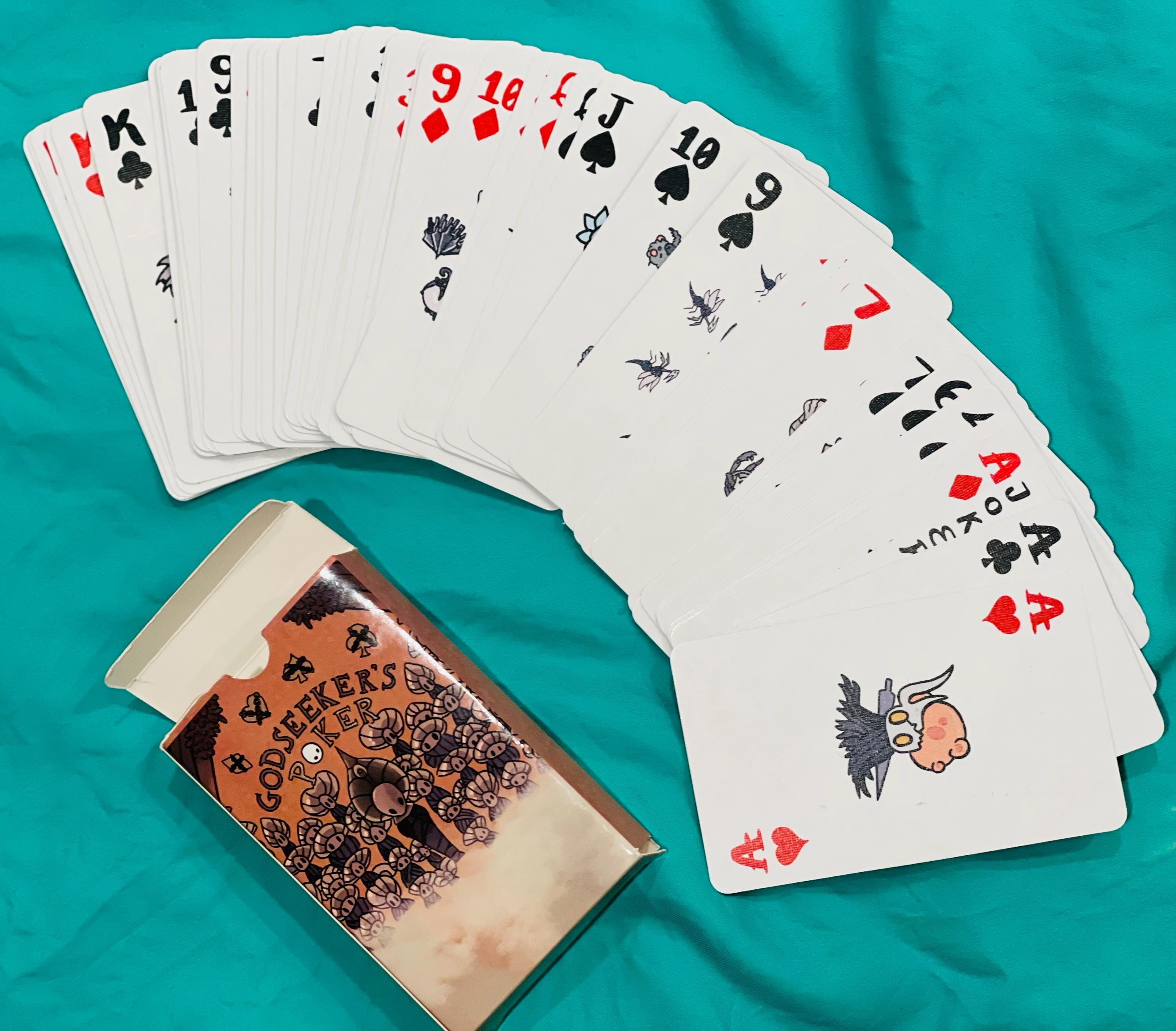 Hollow Knight Playing Cards: Hand-drawn 54-card Deck - Etsy
