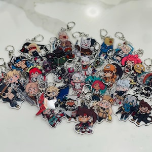 Guilty Gear STRIVE Character Charm Keychains - Etsy