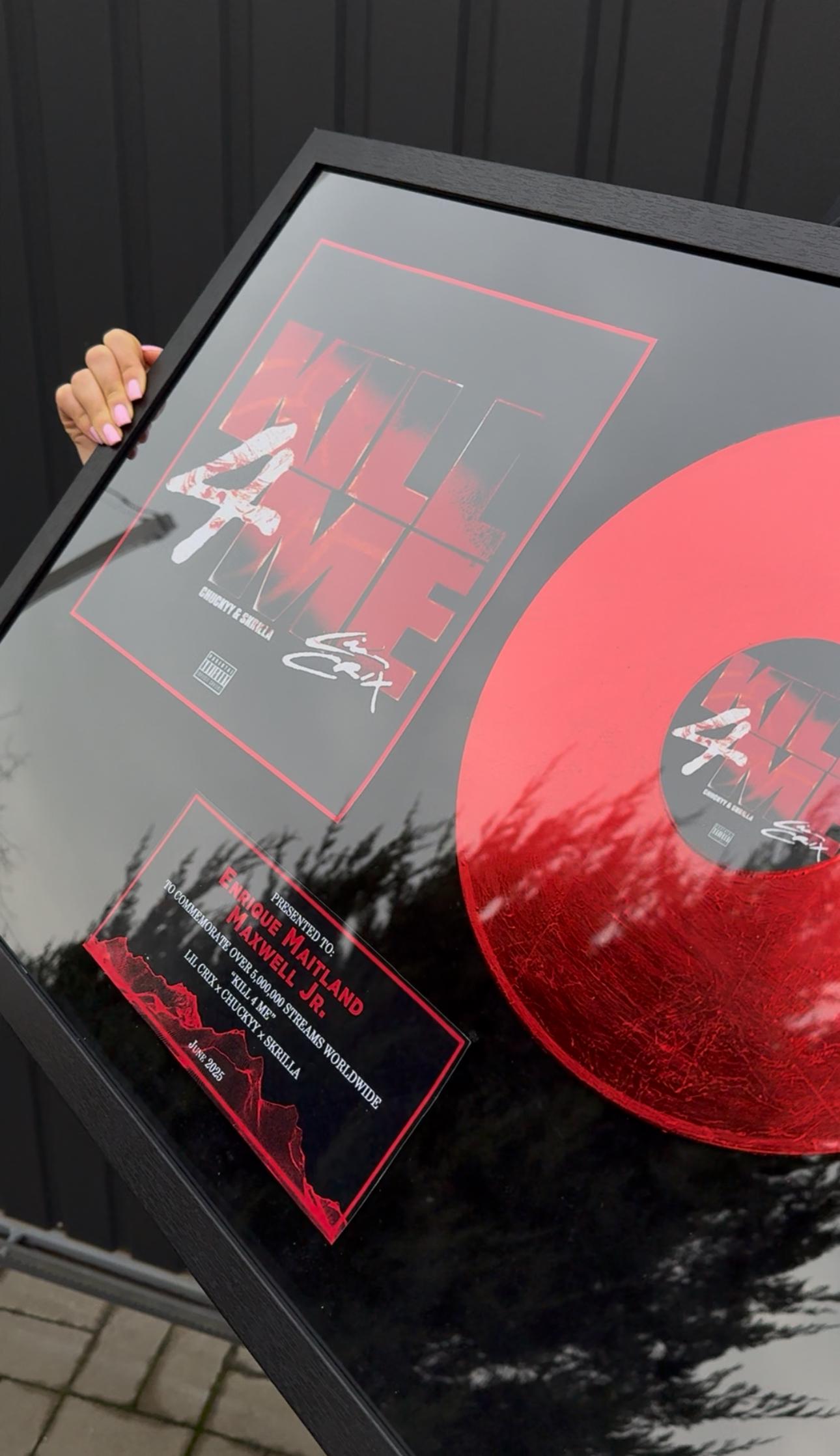 Real Vinyl Record Custom, Personalized Music Award, Platinum Vinyl Gold ...