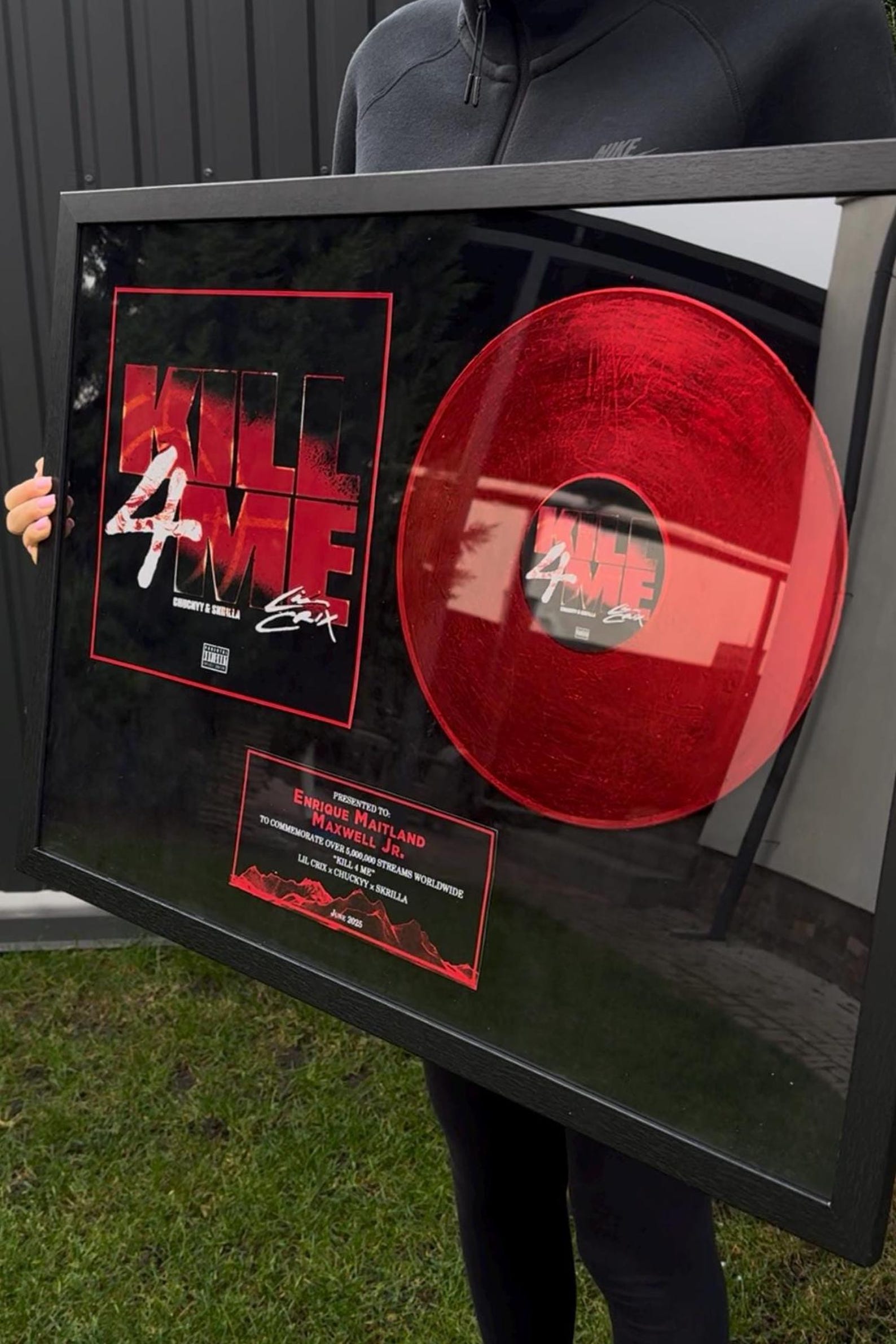 Real Vinyl Record Custom, Personalized Music Award, Platinum Vinyl Gold ...