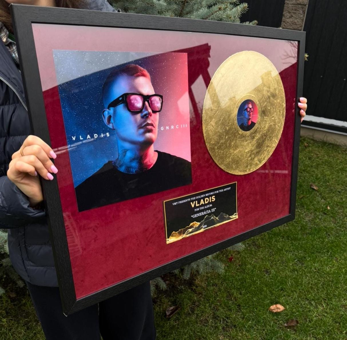 Real Vinyl Record Custom, Personalized Music Award, Platinum Vinyl Gold ...