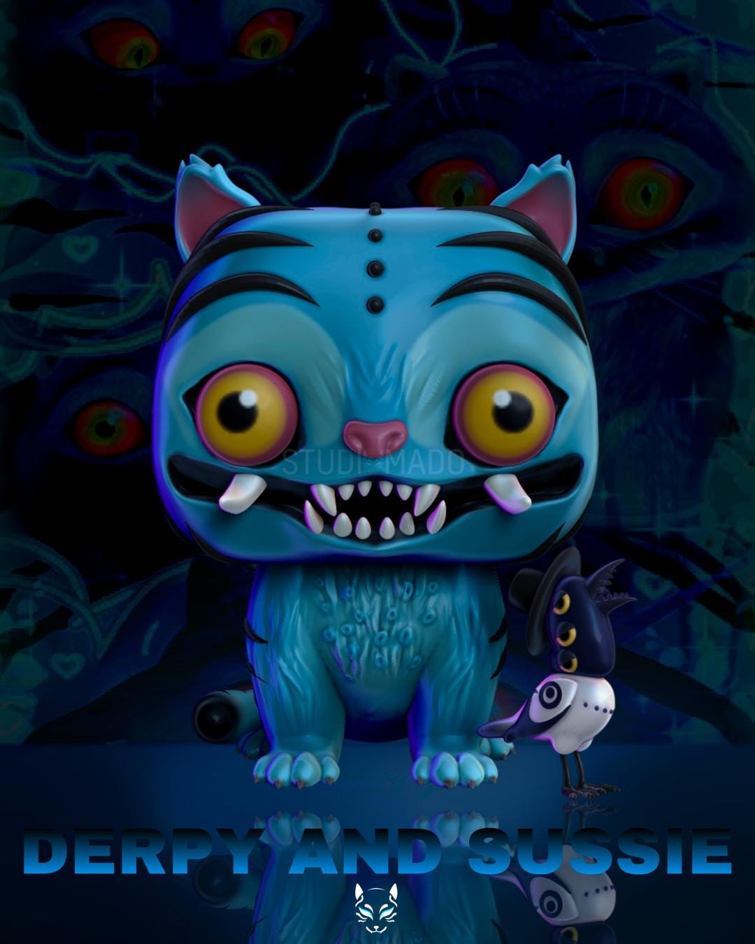 Kpop Demon Hunters Derpy Tiger and Sussie Bird Custom Funko - Etsy