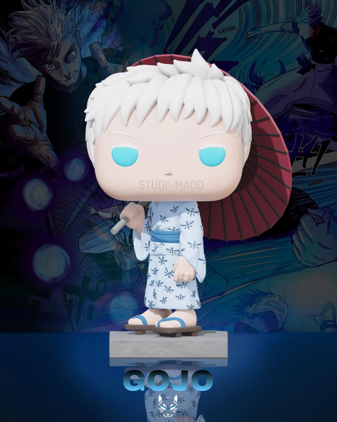 Jujutsu Kaisen Custom Kid Gojo STL Files(not Physical Product) - Etsy