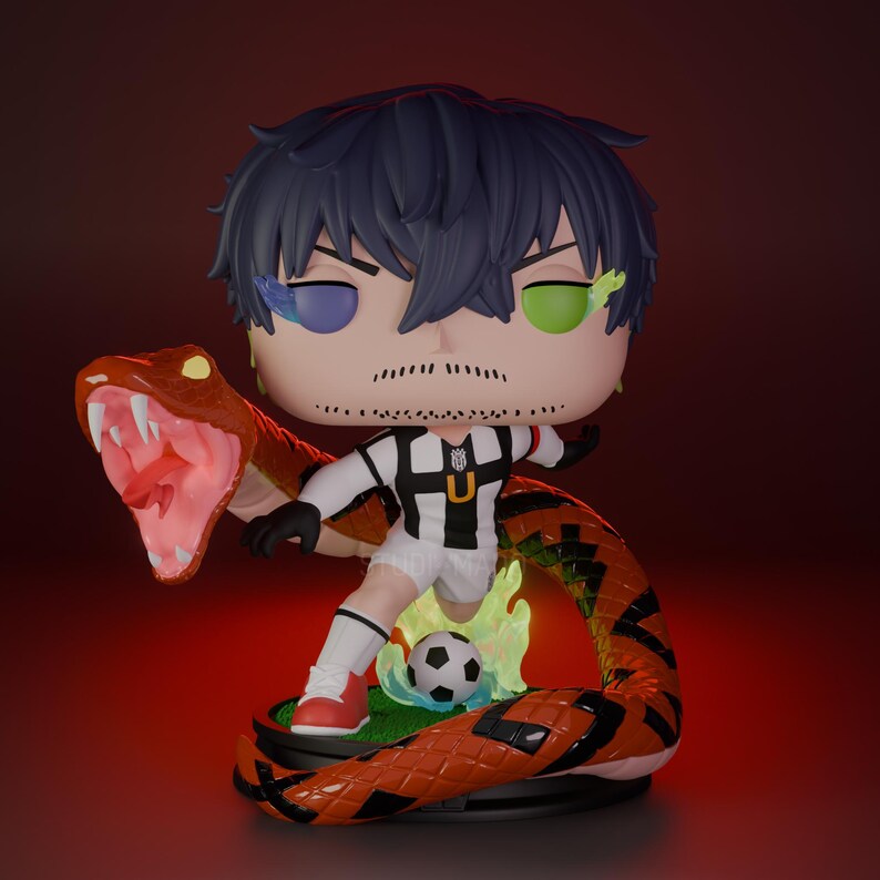 Blue Lock Aiku Custom Funko - Etsy