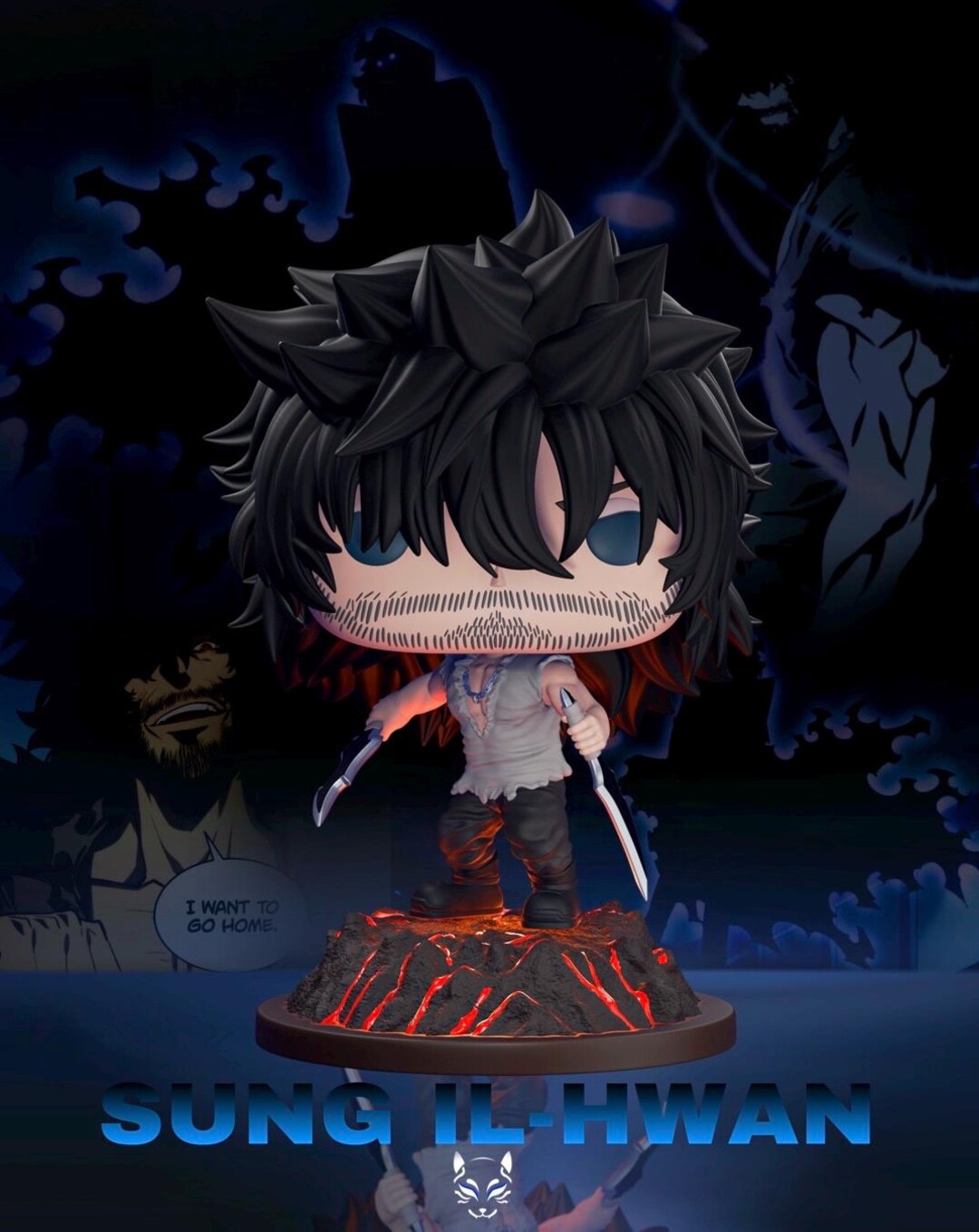 Solo Leveling Custom Sung Il-hwan STL Files(not Physical Product) - Etsy