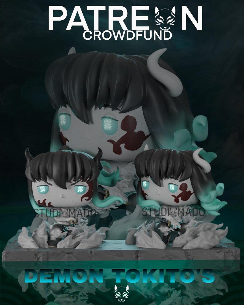 Demon Slayer Muichiro Custom Funko - Etsy