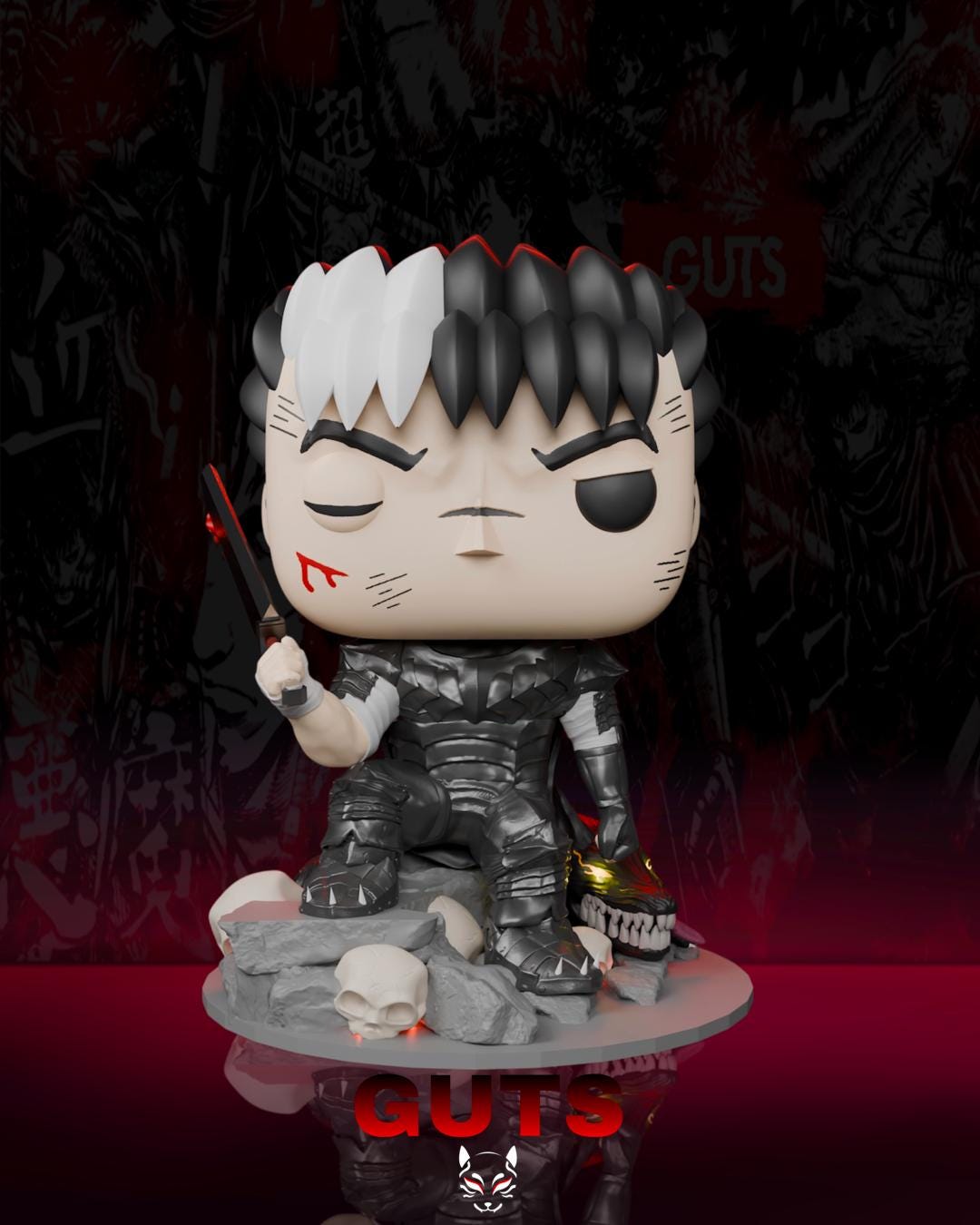 Berserk Guts STL Files - Etsy