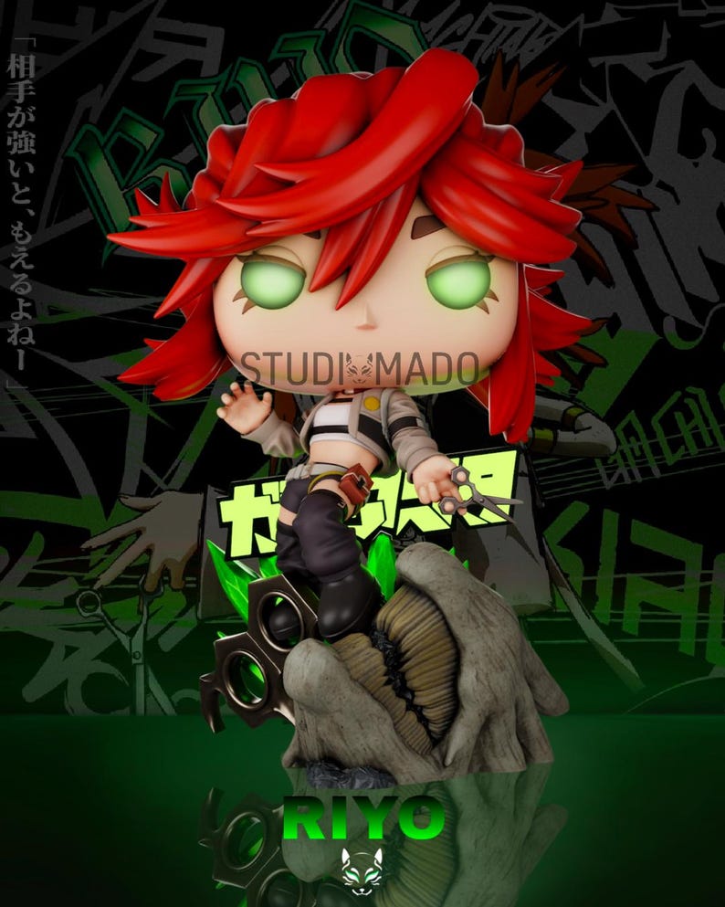 Gachiakuta Custom Riyo STL Files - Etsy