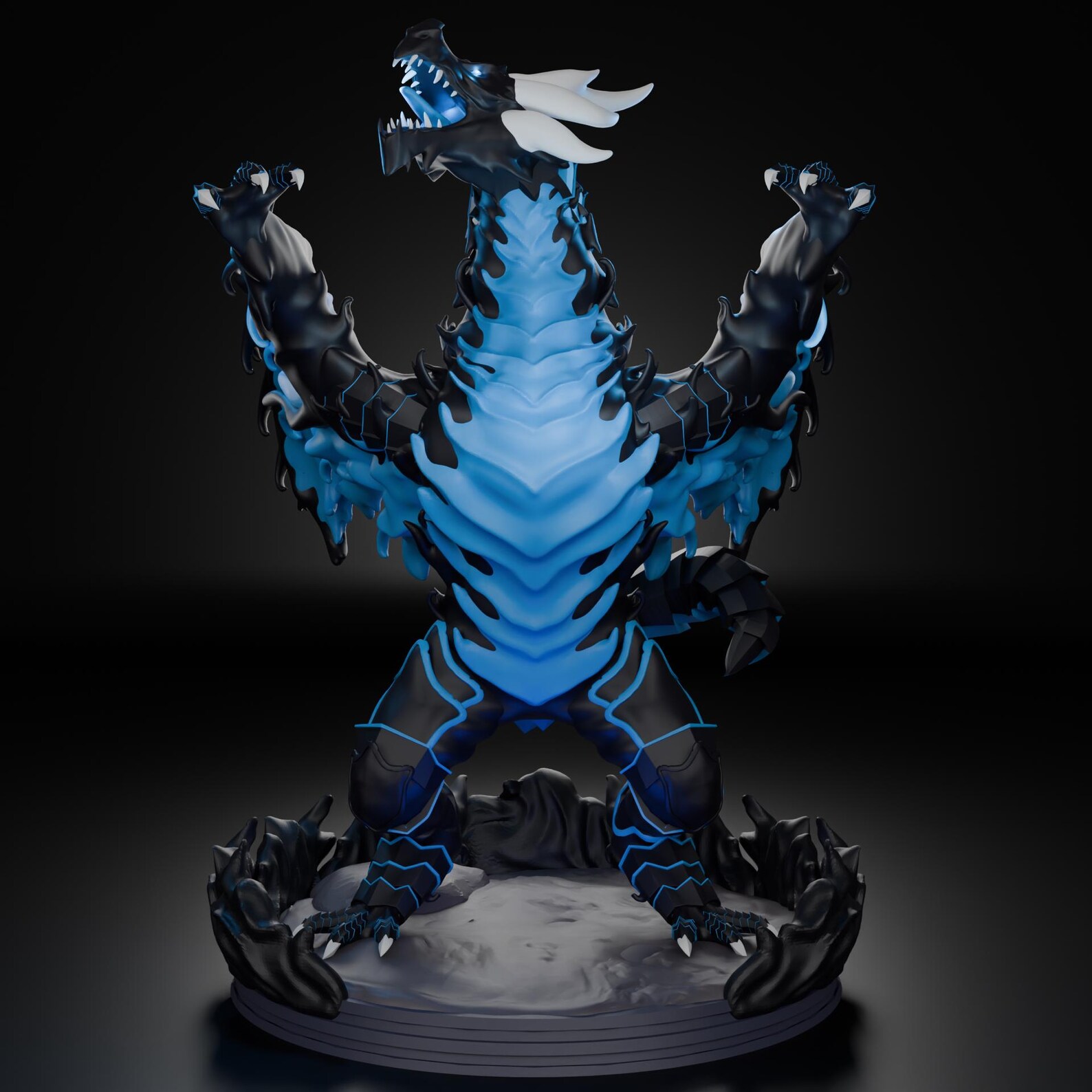 Solo Leveling Custom Kaisel STL Files - Etsy