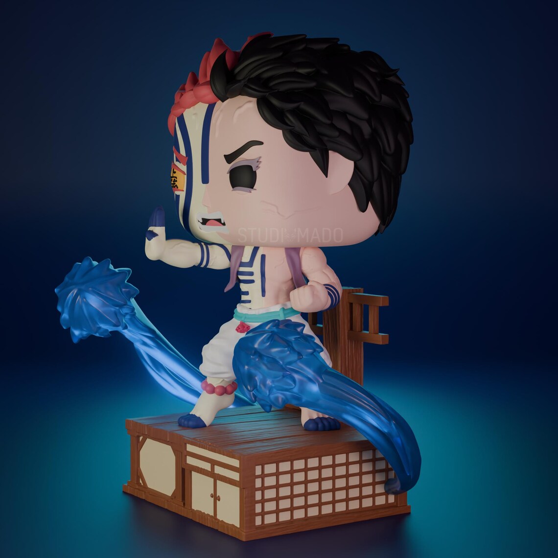 Demon Slayer Akaza Custom Funko - Etsy