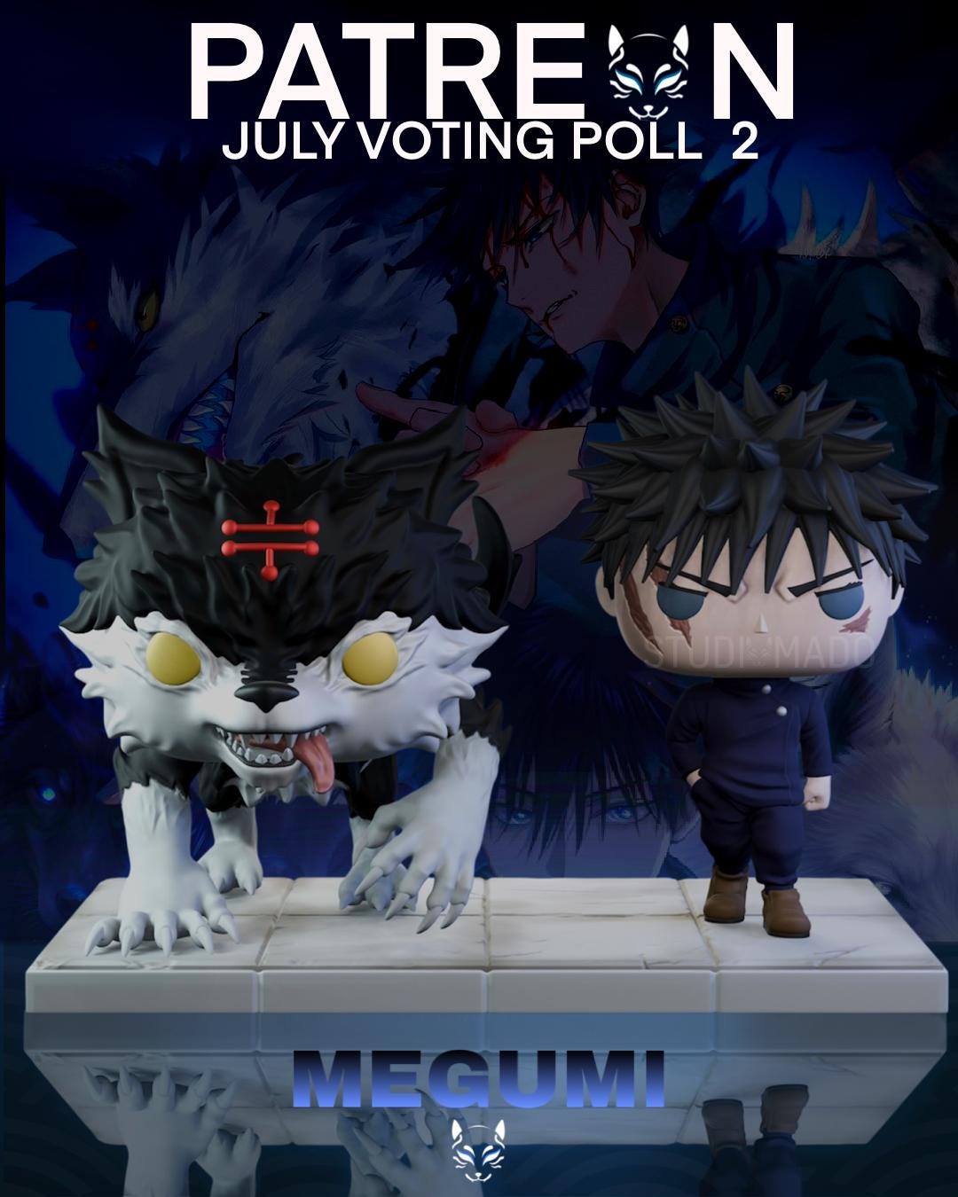 Jujutsu Kaisen Custom Megumi STL Files(not Physical Product) - Etsy