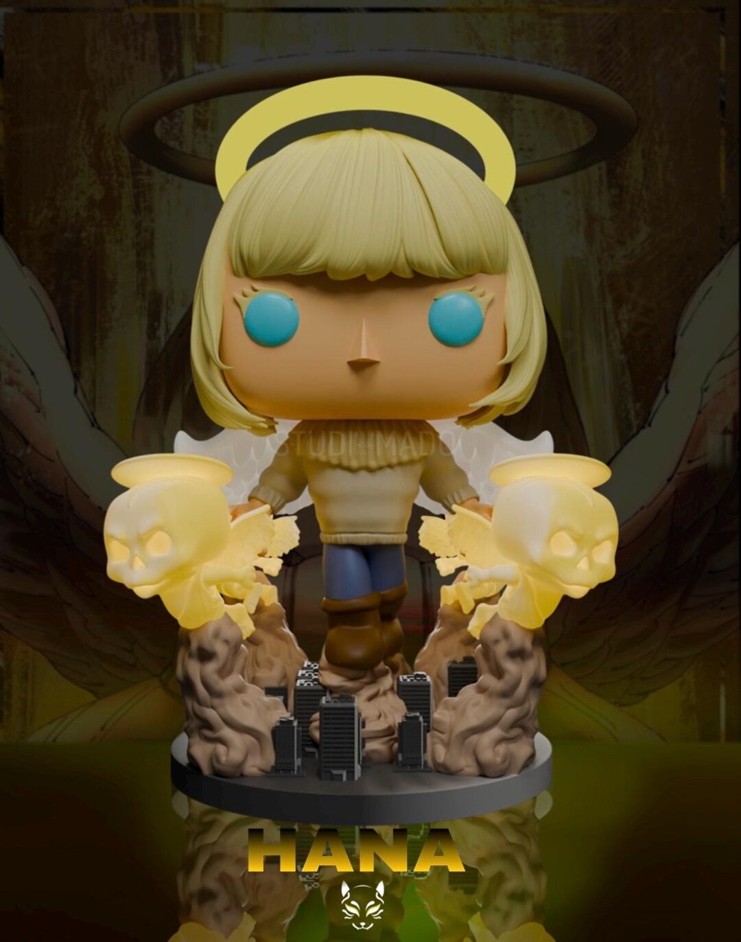 Jujutsu Kaisen Custom Hana (the Angel) STL Files - Etsy