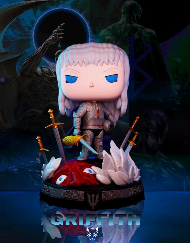 Berserk Griffith Custom Funko - Etsy