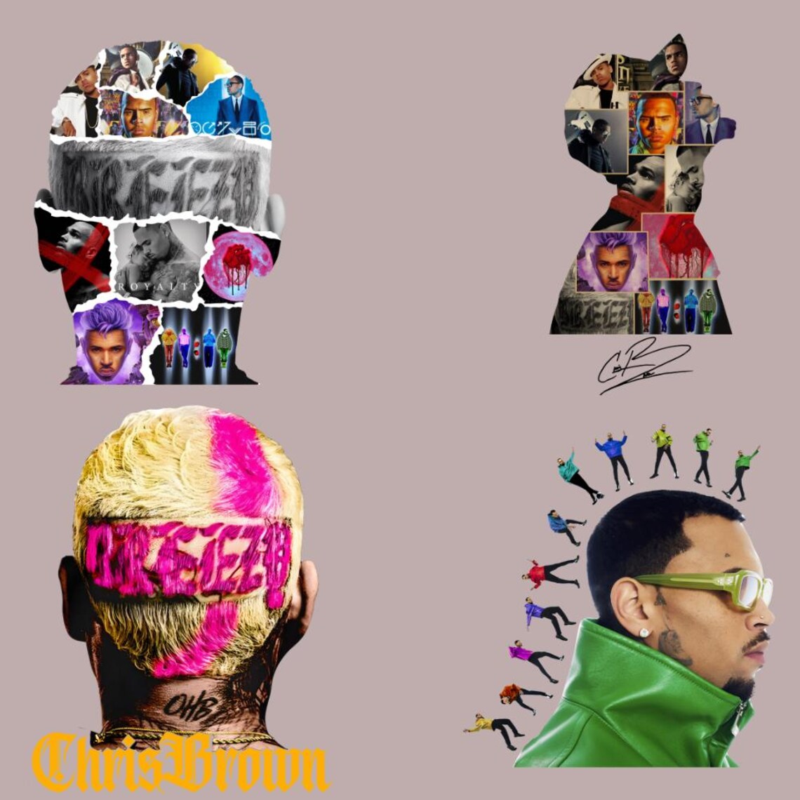 Vintage Chris Brown PNG, Chris Brown Digital File, Chris Brown Hip Hop ...