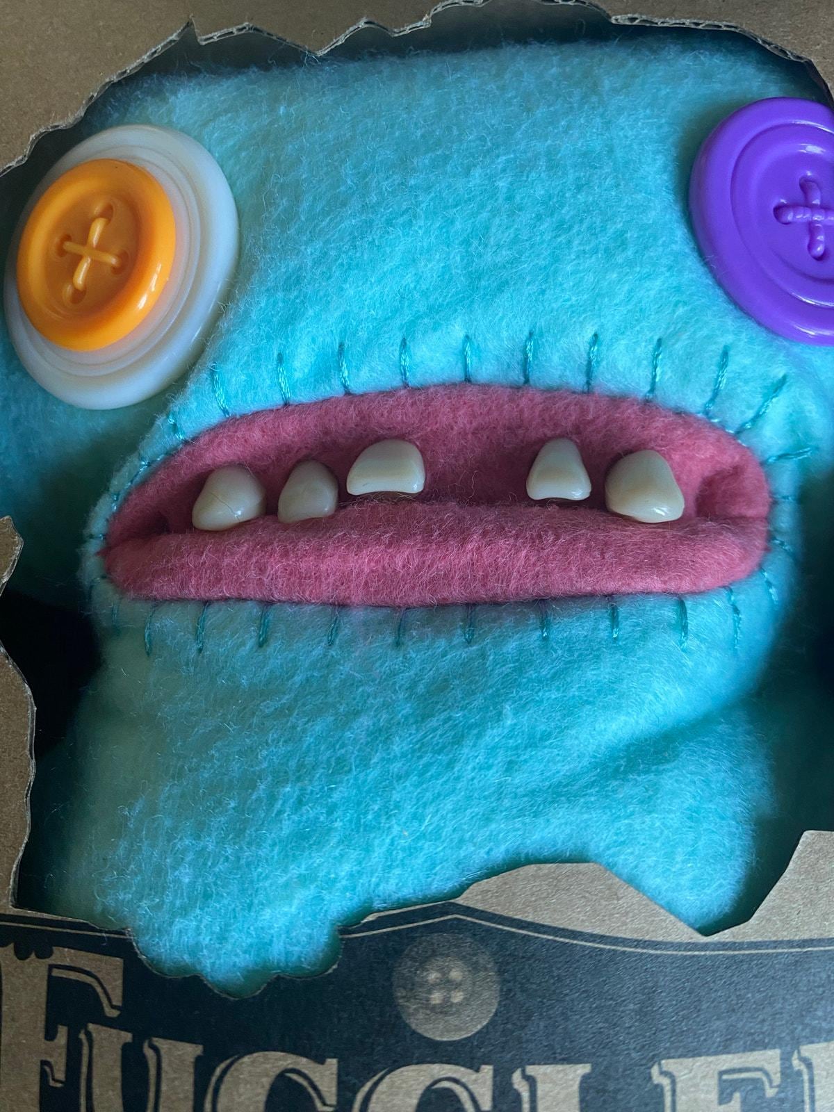 NWT Fuggler Funny Ugly Monster Collectable Plush Gaptooth Mcgoo Fuggler ...