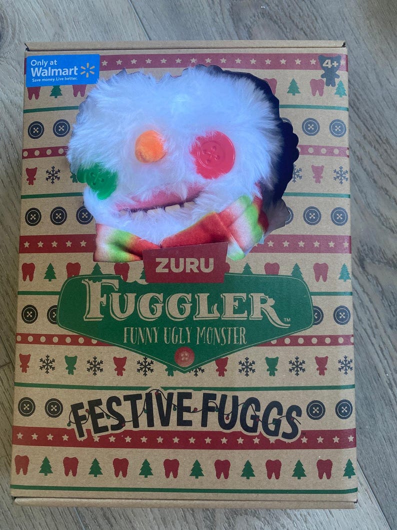 Fuggler Funny Ugly Monster YETI Festive Fugs Hard Human Like Teeth 9 ...