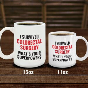 Colorectal Surgery Mug - Colon Operation Humor Recovery Gift - Surgery ...