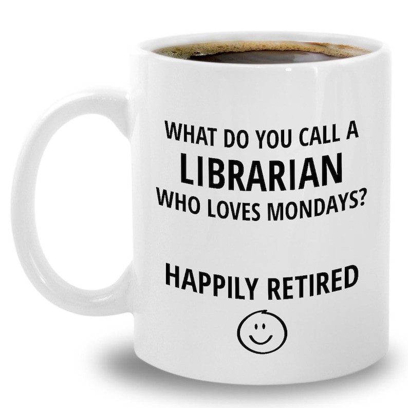 Retired Librarian Mug Farewell Retirement Gift for Coworker - Etsy