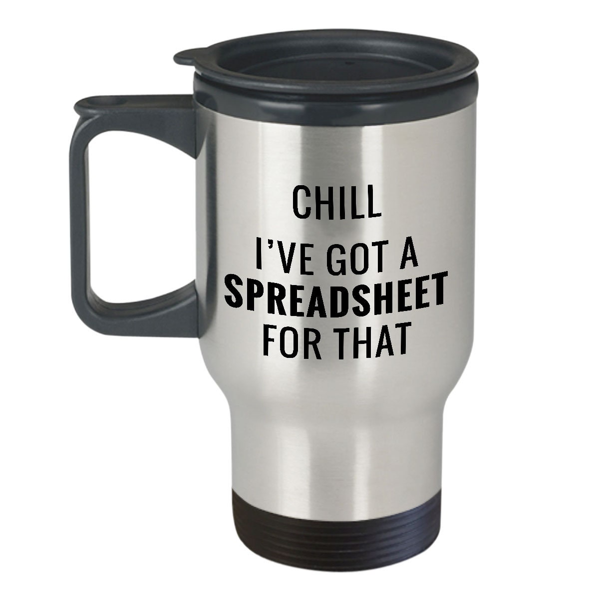 Spreadsheet Travel Mug Funny CPA Accounting Gifts Accountant Insulated ...