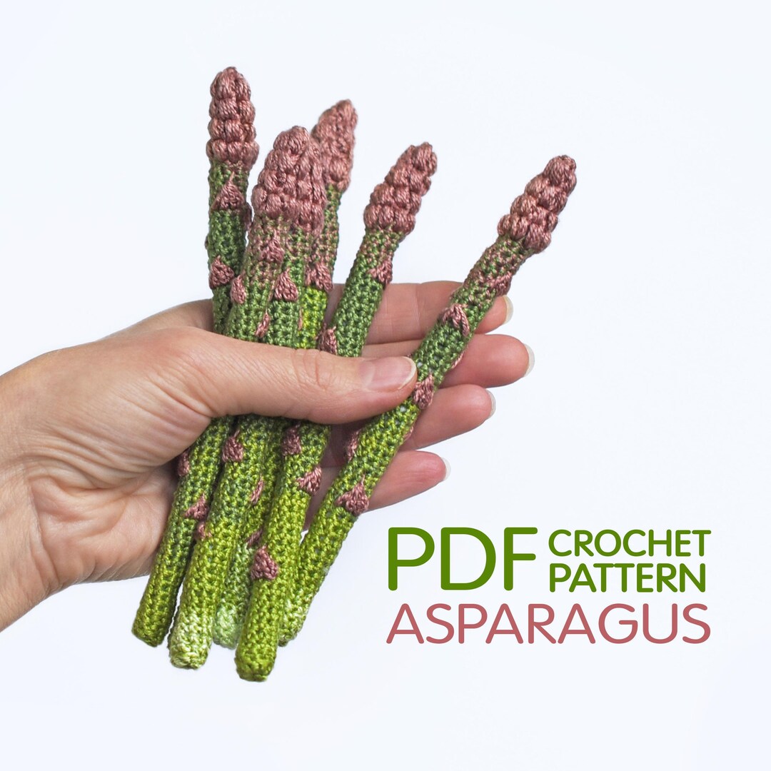 Asparagus Crochet Pattern — PDF Pattern - Etsy Canada