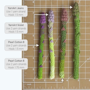 Asparagus Crochet Pattern — PDF Pattern - Etsy Canada
