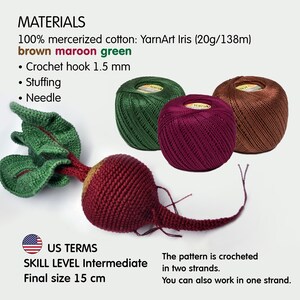 BEETROOT Crochet Pattern - PDF Crochet Pattern - Etsy