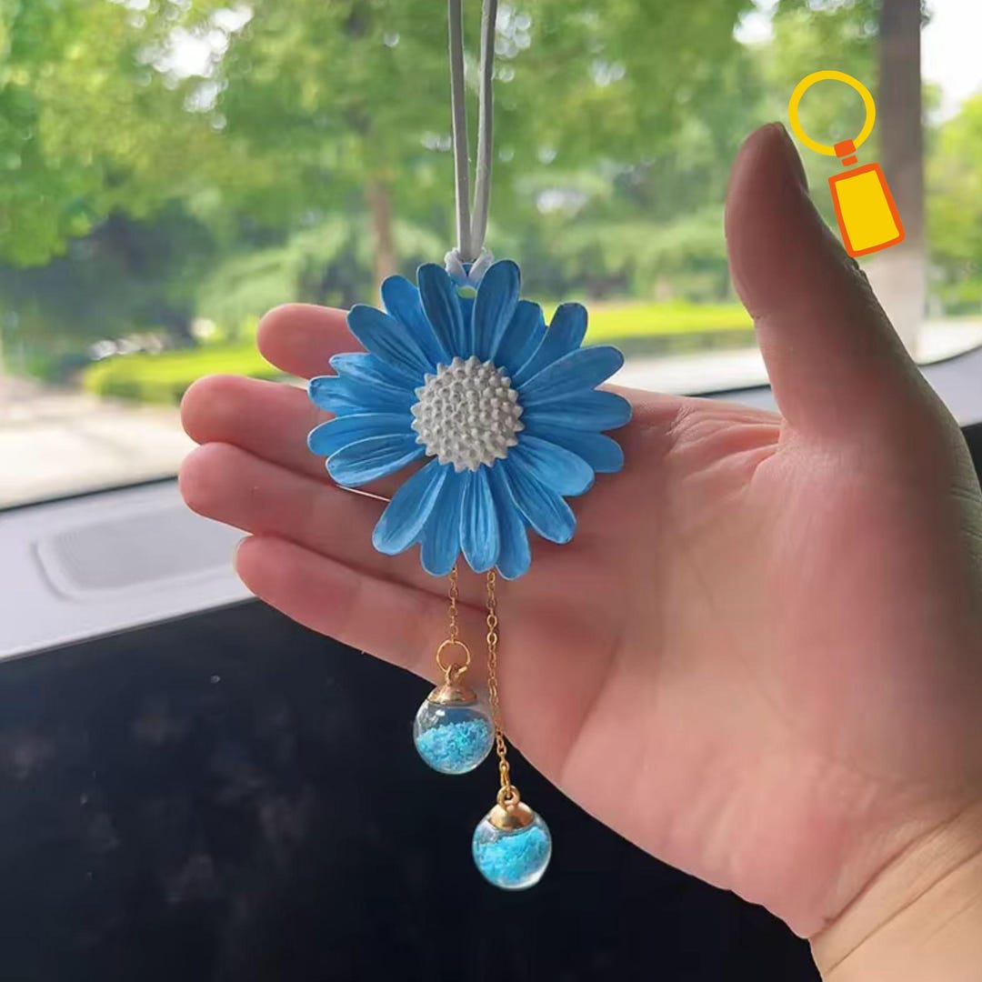 Cute Little Daisy Car Interior Decoration Plaster Fragrance Daisy ...