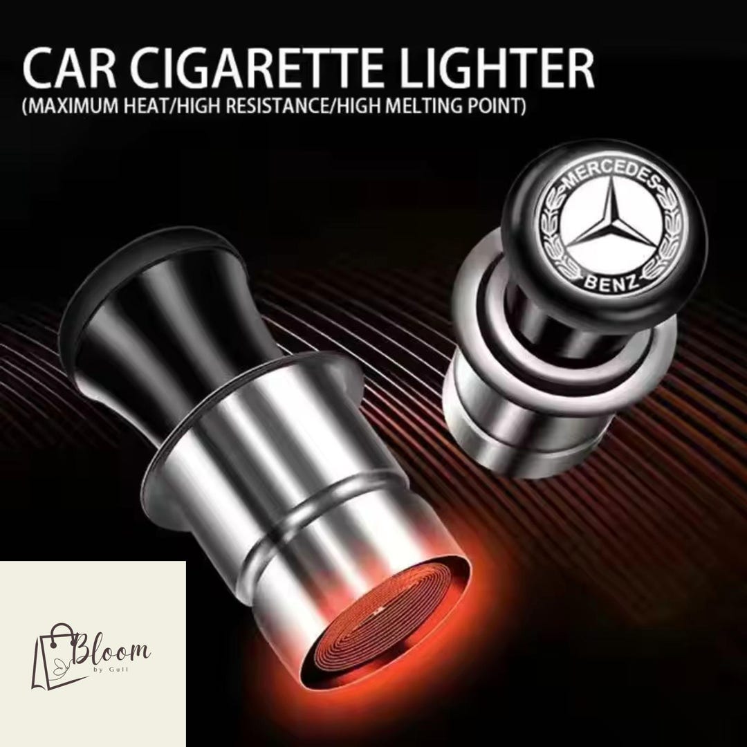 Mercedes Portable Car Cigarette Lighter Adapter Car Auto Accessories ...