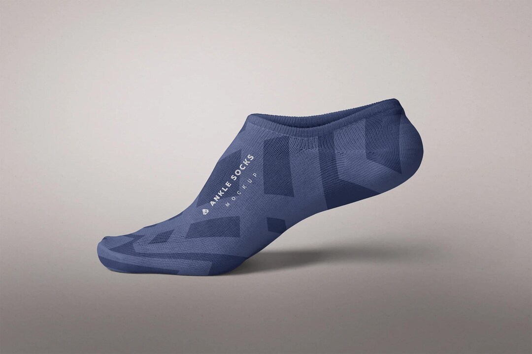 Ankle Socks Mockup Profile View Mockup, Top View Mockup, Adobe ...