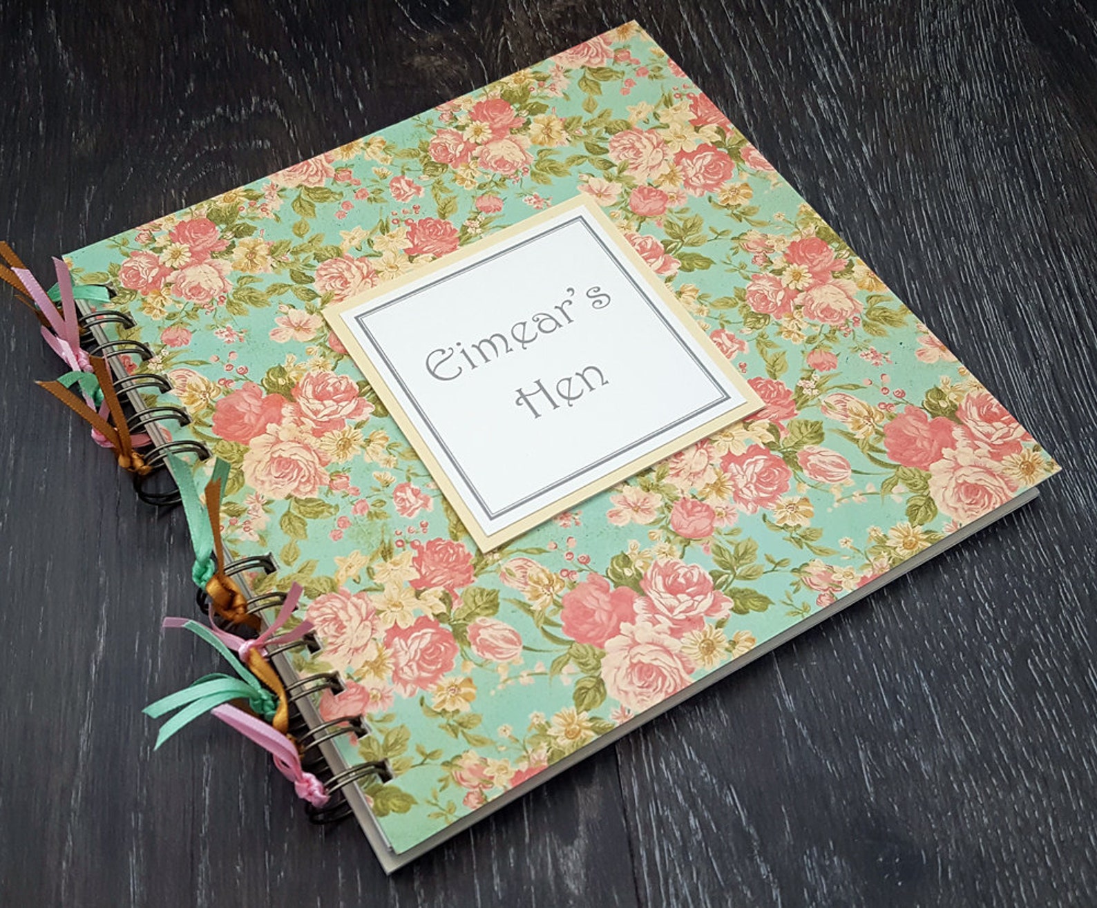 Hen Party Guest Book Floral Memory Book 8x 8 - Etsy UK