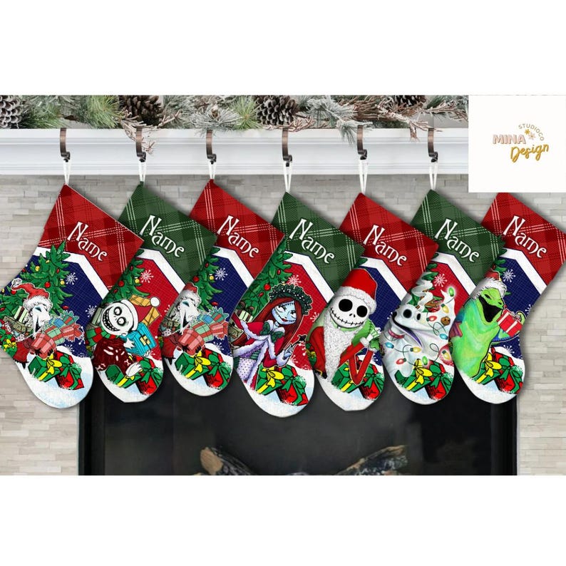 Personalized All Characters Disney the Nightmare Before Christmas ...