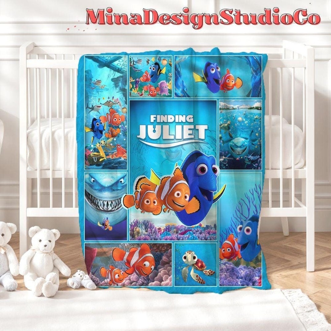 Personalized Disney Finding Nemo Blanket, Finding Dory Birthday Boy ...