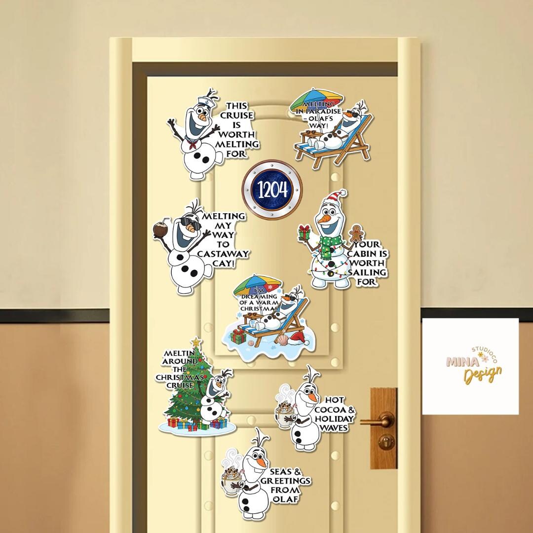 Frozen Movie Olaf Disney Cruise Magnet, Olaf Summer Magnet, Olaf ...