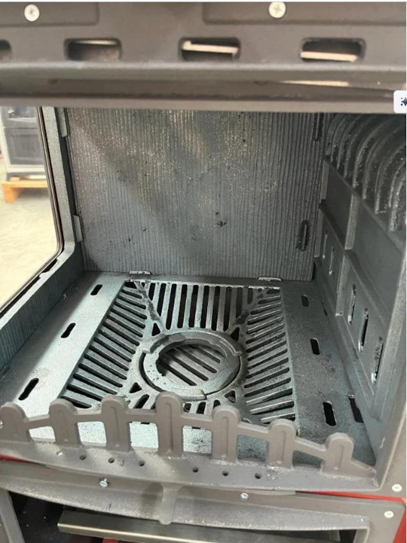 Wood Burning Cooker Stove With Oven, Functional Cast Iron Fireplace ...