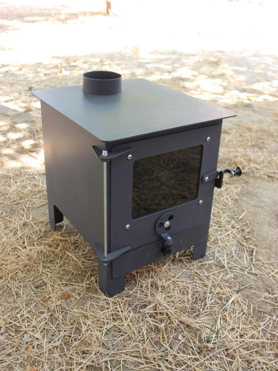 Wood Stove, Outdoor Garden Heater With Chim, Camping Stove, Tiny Wood ...