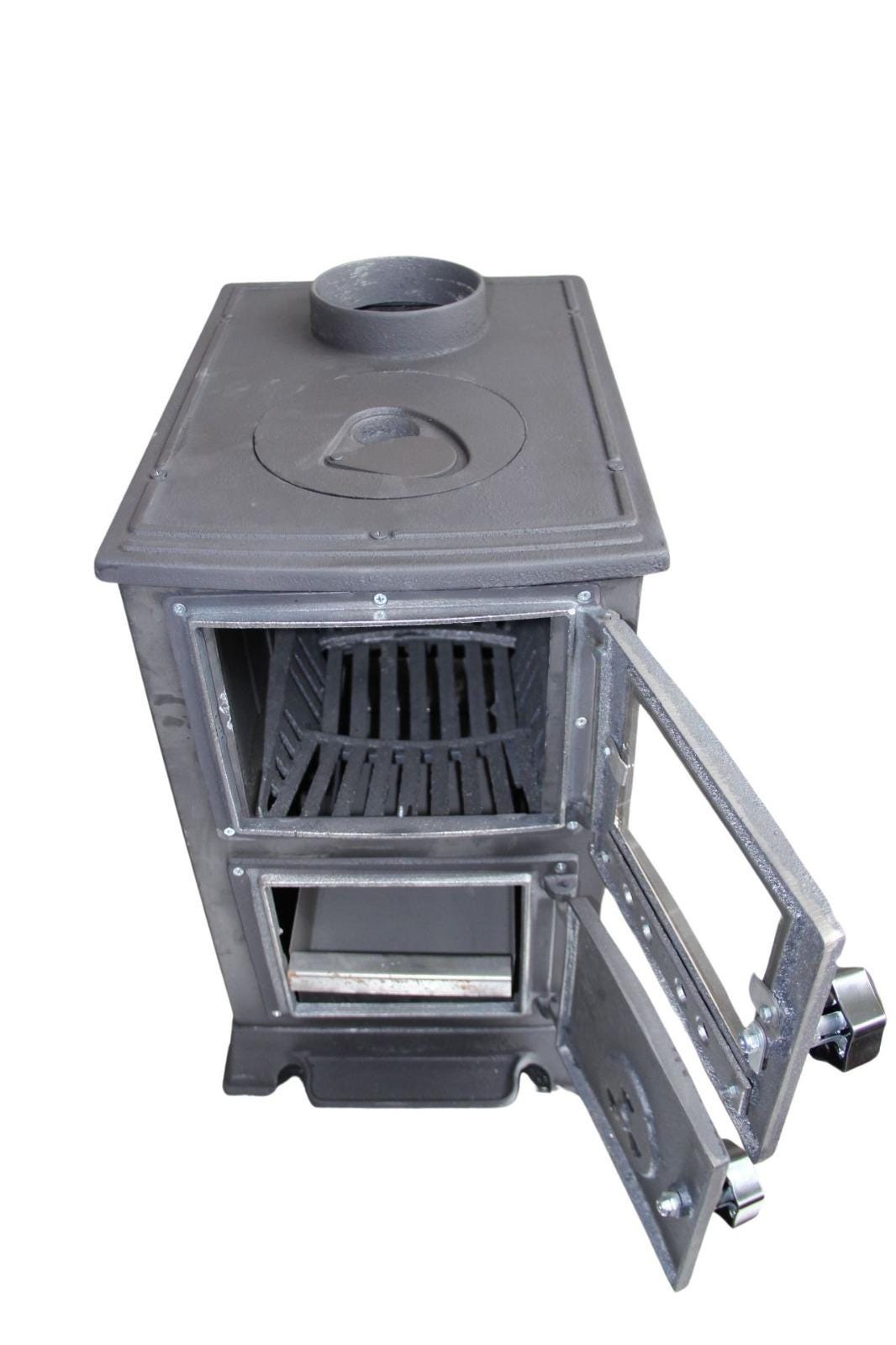 Compact Cast Iron Stove, Tiny House, Winter Garden, Stove - Etsy