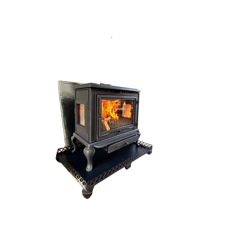 Cast Iron Wood Burning Stove, Rustic Home Heating Stove - Etsy