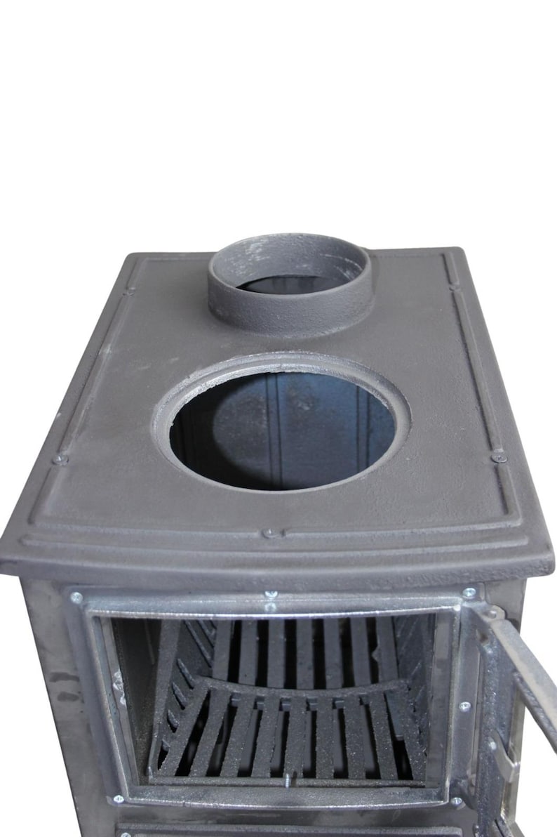 Compact Cast Iron Stove, Tiny House, Winter Garden, Stove - Etsy