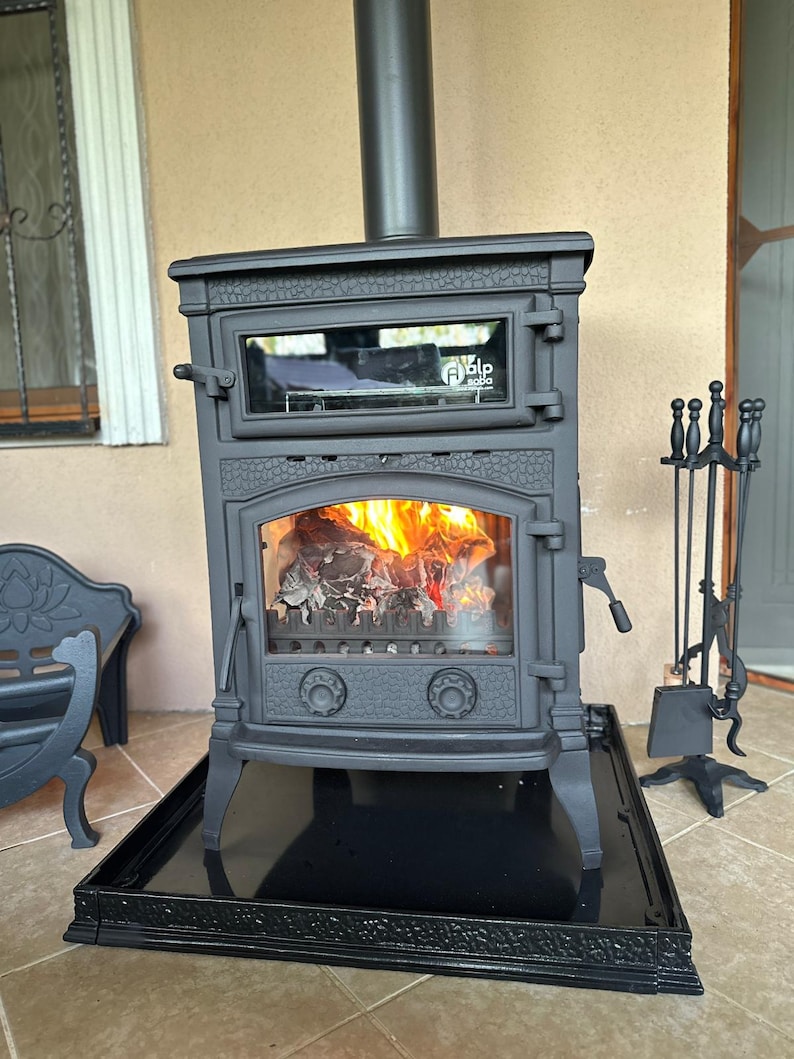 Cast Iron Stove, Wood Burning Stove With Oven, Wood, Cook Stove ...