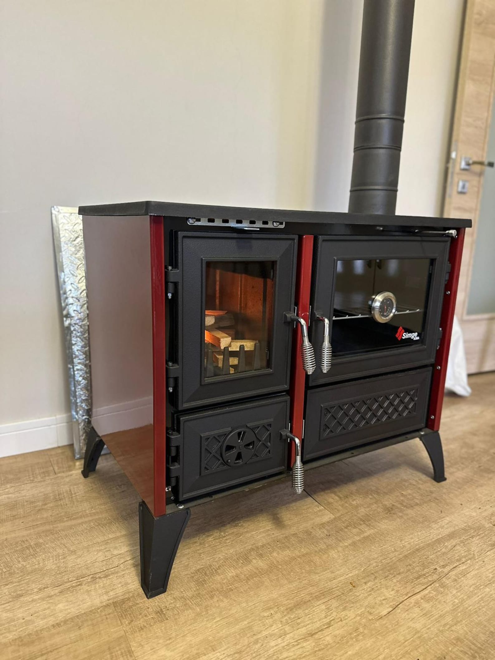 Wood Stove With Oven, Kitchen Stove, Cooker Stove, Wood Burning Stove ...