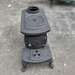 Antique Rustic Heating Stove, Nostalgia Cast Iron Wood Stove, Antique ...