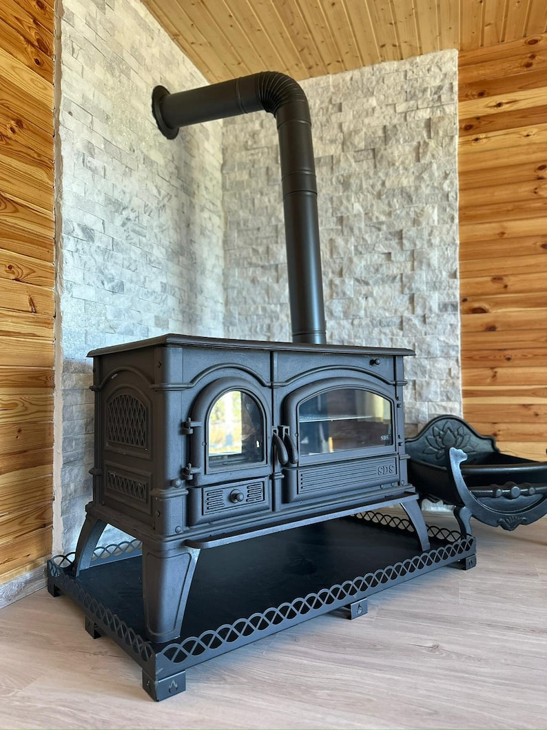 Cast Iron Wood Burning Stove, Kitchen Stove, Cooker Stove, Wood Stove ...