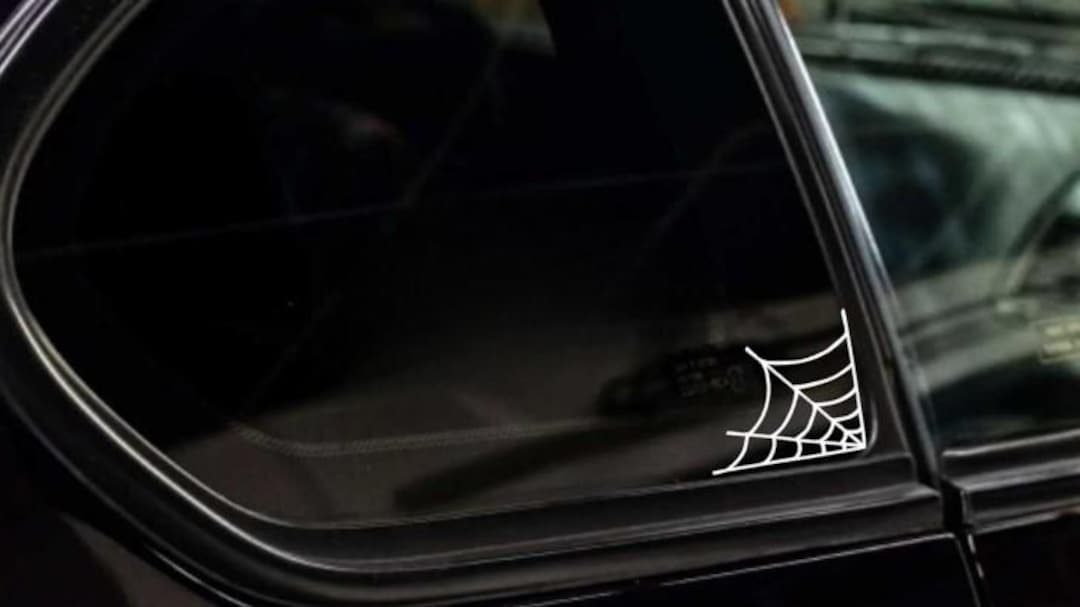 Spider Web Sticker (jdm Car Sticker, Jdm Sticker, Bumper Sticker ...