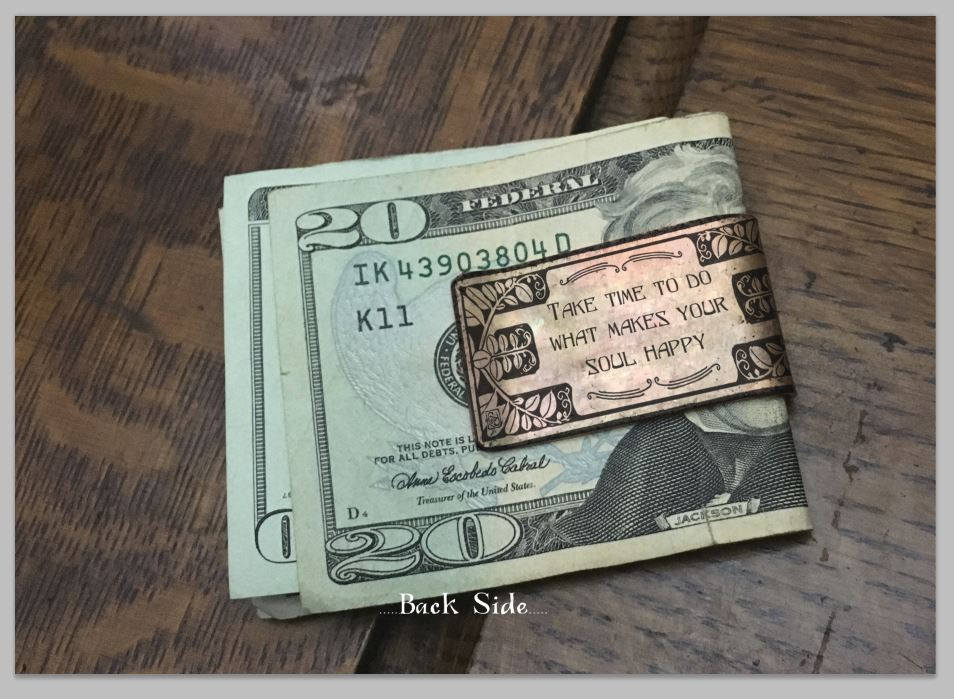 Personalized Monogram Money Clip - Wedding Keepsake - Money Clip For ...