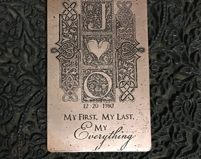 Wallet Card - Copper Art Designs