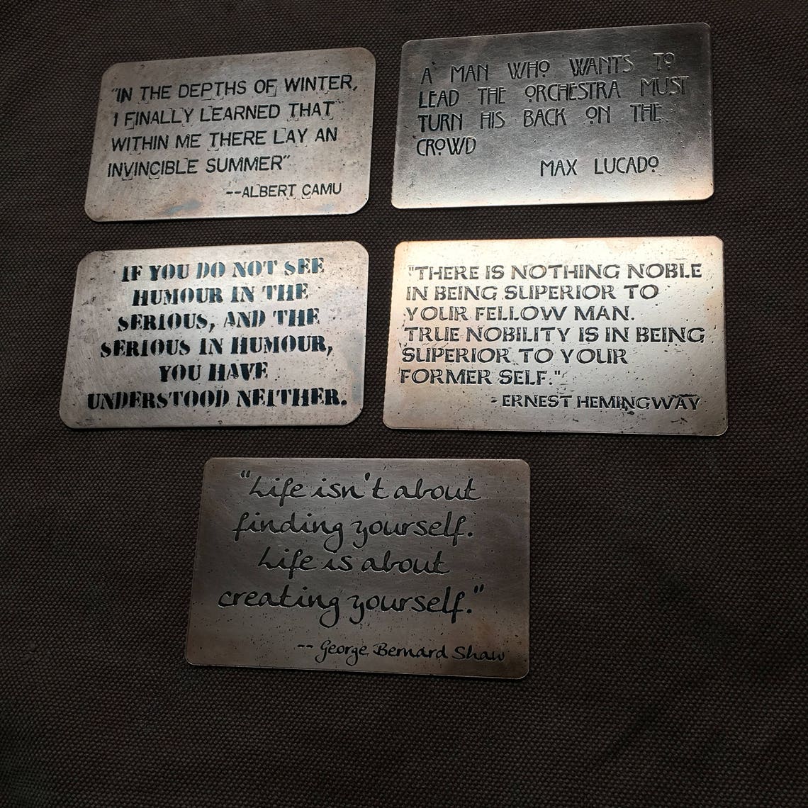 Custom Copper Wallet Card Etched Copper Artwork Your Own - Etsy