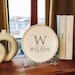 Personalized Ceramic Wedding Platter, Custom Monogrammed Decorative ...