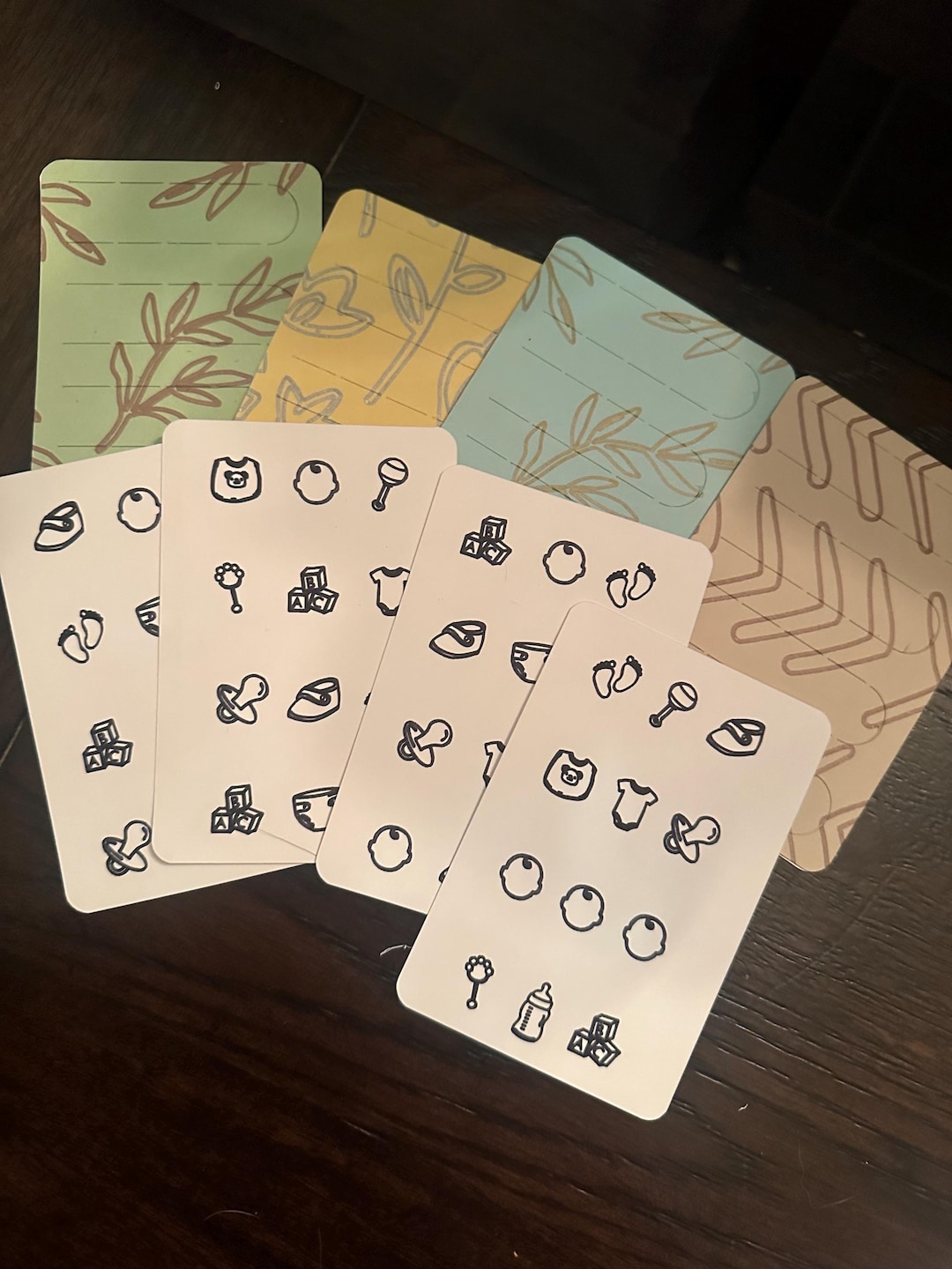 Baby Shower Pull Tab Game – Physical Cards - Etsy