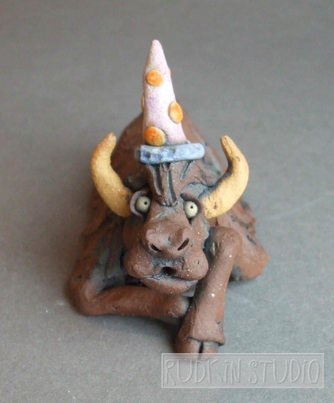 Yak Party Animal Ceramic Sculpture - Etsy